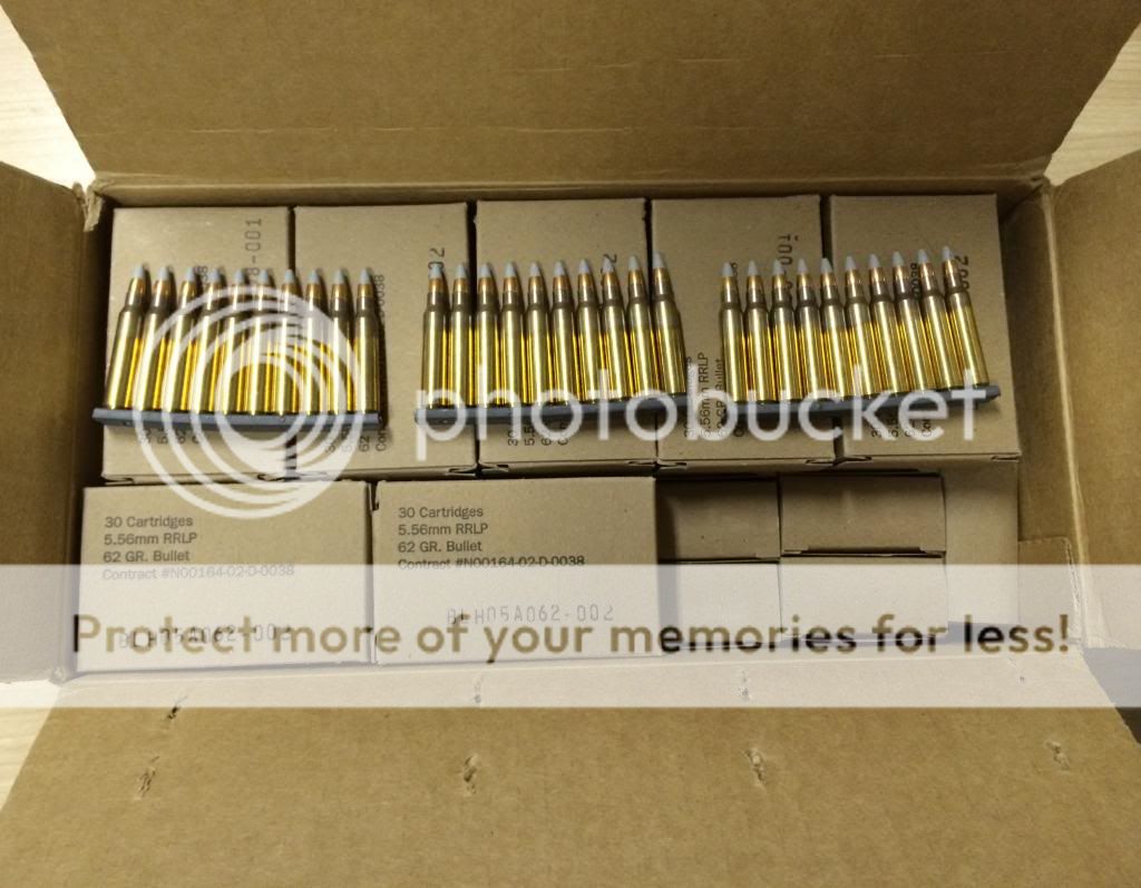 SOLD --- Black Hills MK255 Socom Contract 5.56 RRLP 62gr Ammo 1000r ...