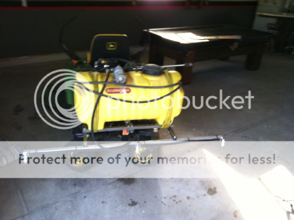 Mounted a sprayer to my zero turn | Lawn Care Forum