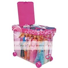 Barbie storage in playroom | BabyCenter